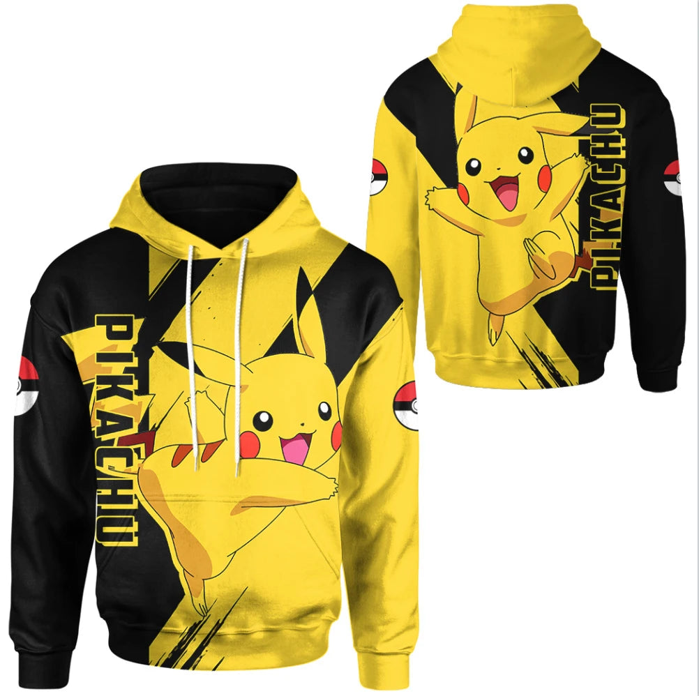 Pokemon Pikachu Hoodie Pullover