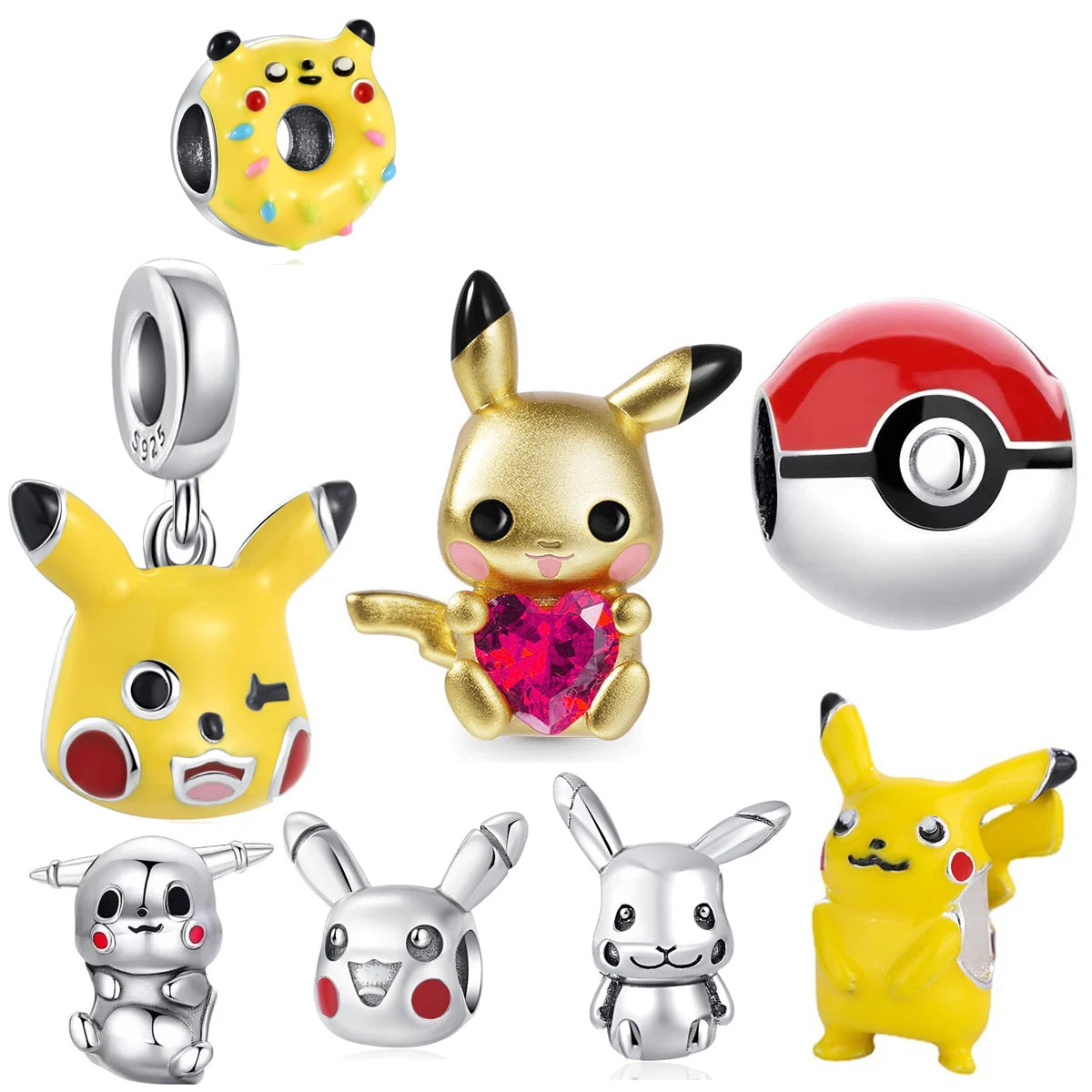Pikachu Pokemon Charm Anhanger