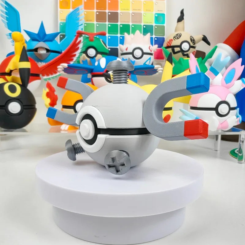 Magnemite Magnetilo oder Magneton Premium Poké Ball Series Pokémon Bal ...